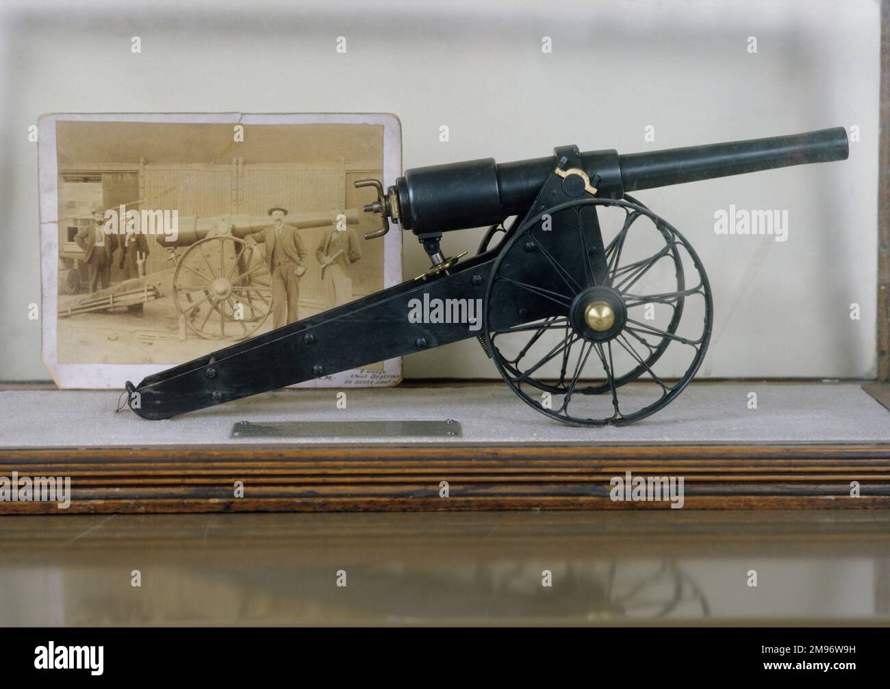 ?Long Cecil? gun / IMechE model Stock Photo - Alamy