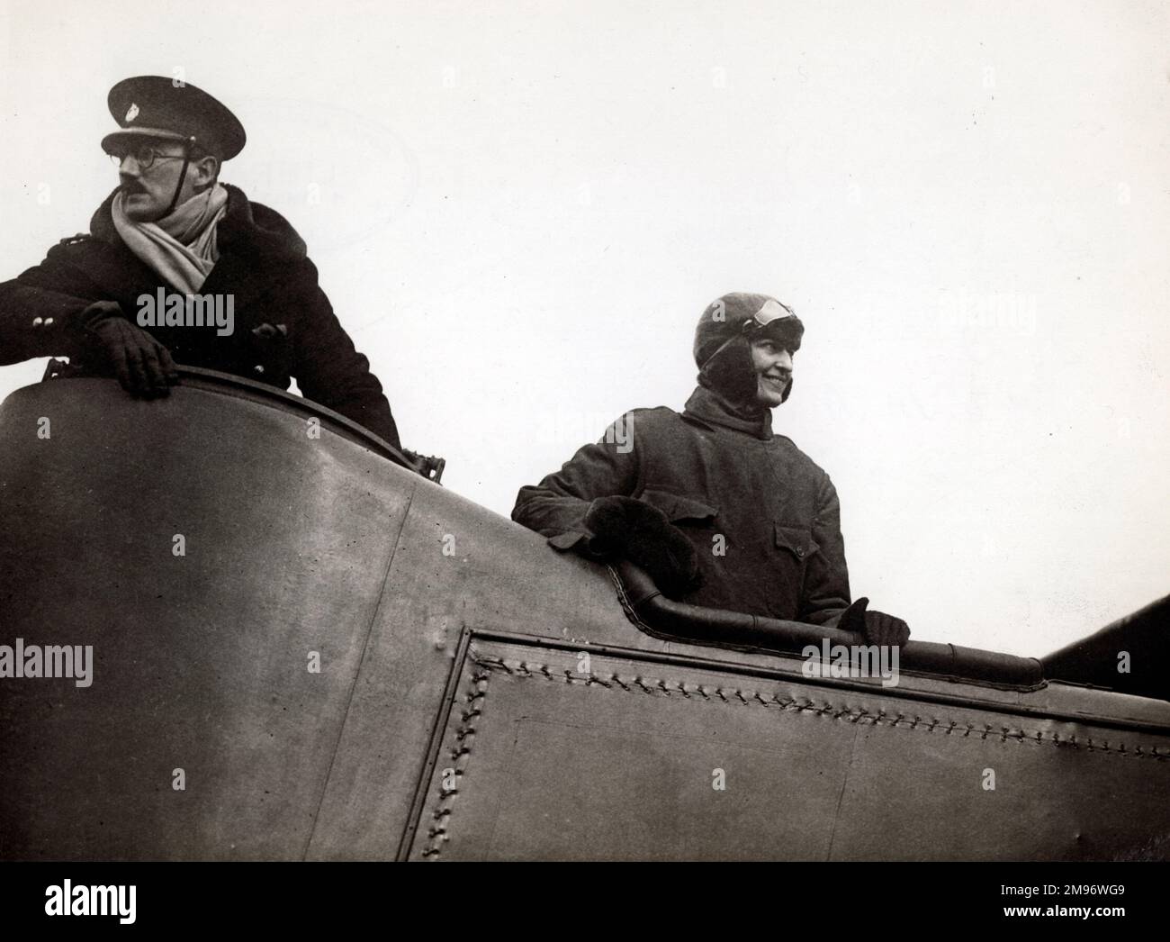 Lady Drogheda, ‘The Flying Countess’ (rear) and Air Commodore Edward ...