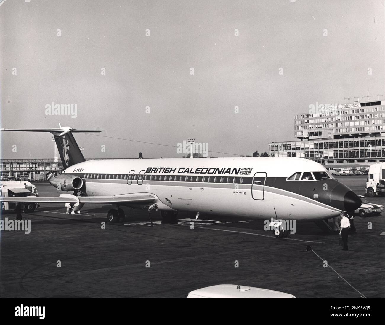 BAC One-Eleven 509EW, G-AWWY, Isle of Iona, of British Caledonian Stock ...