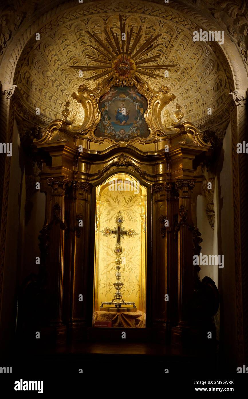 Palma, Mallorca, Spain - The True Cross in the Baroque Capital Hall ...