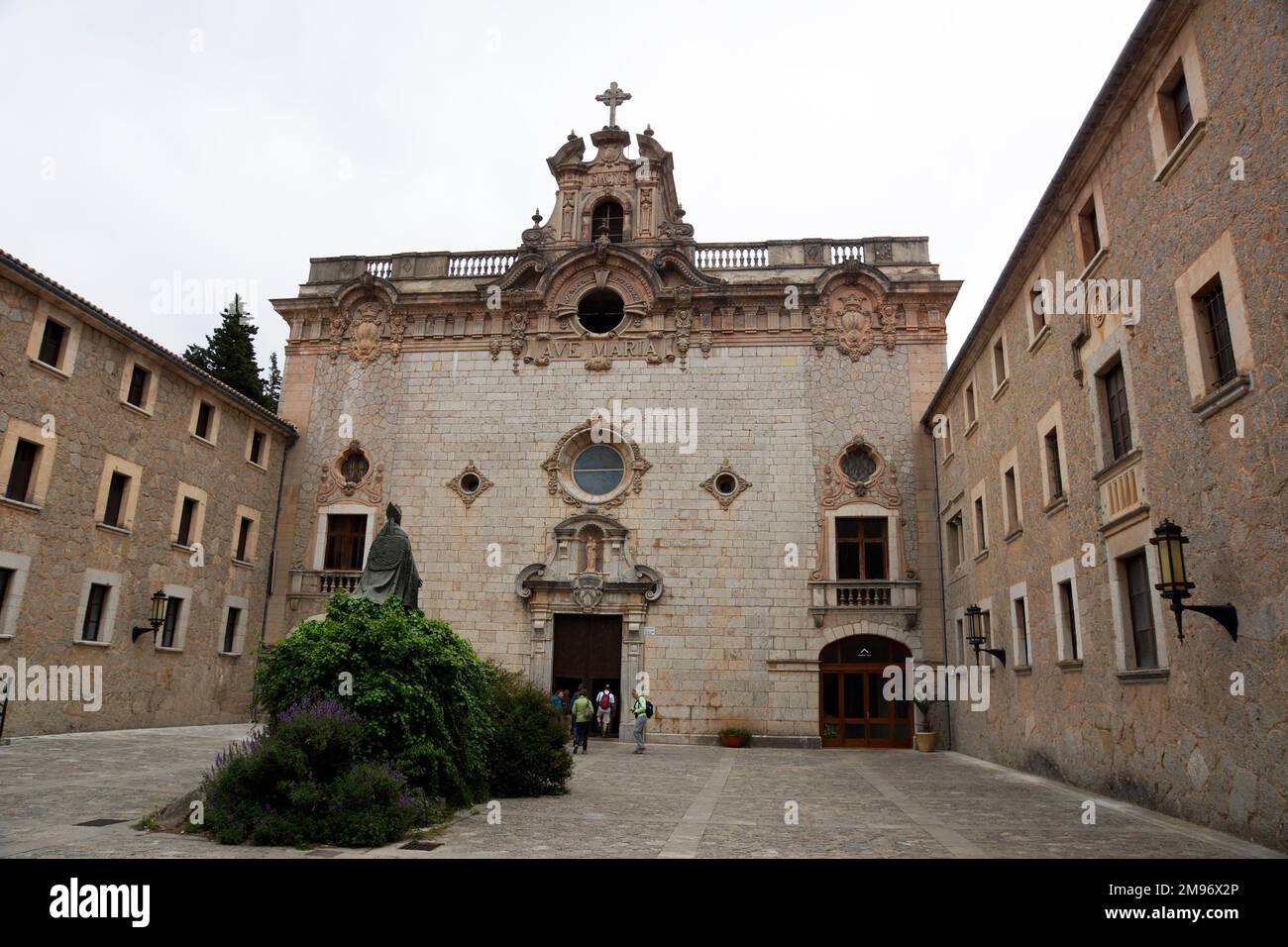 Caimari, Mallorca, Spain. The Pollenca, Santuari de Luc Monasterial ...