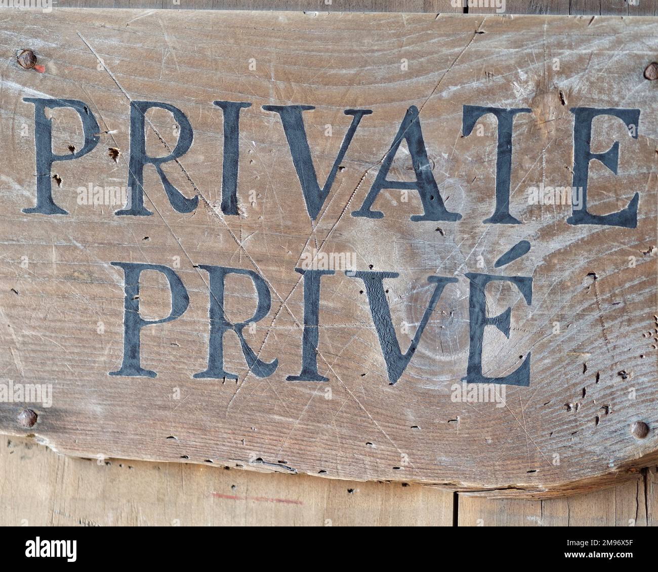 Trespass a board hi-res stock photography and images - Alamy