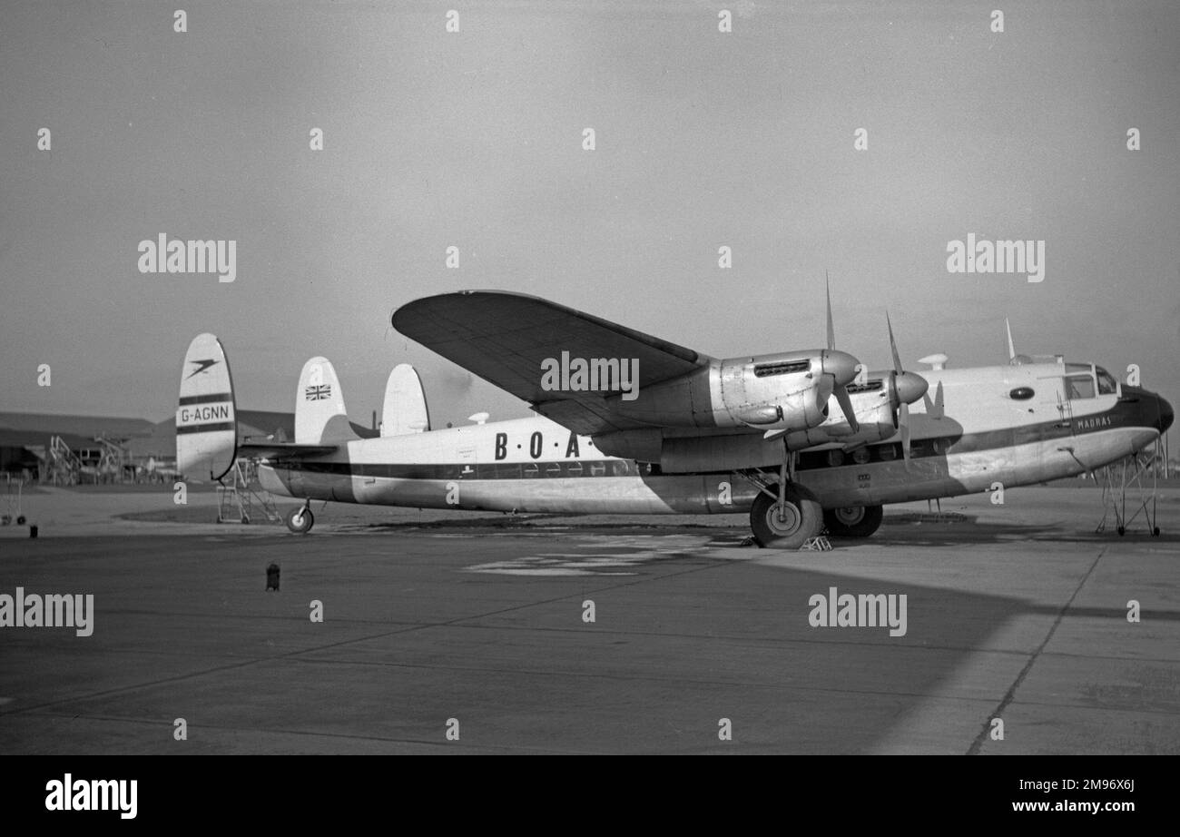 A BOAC aircraft until sold to British South American Airways in 1947 ...