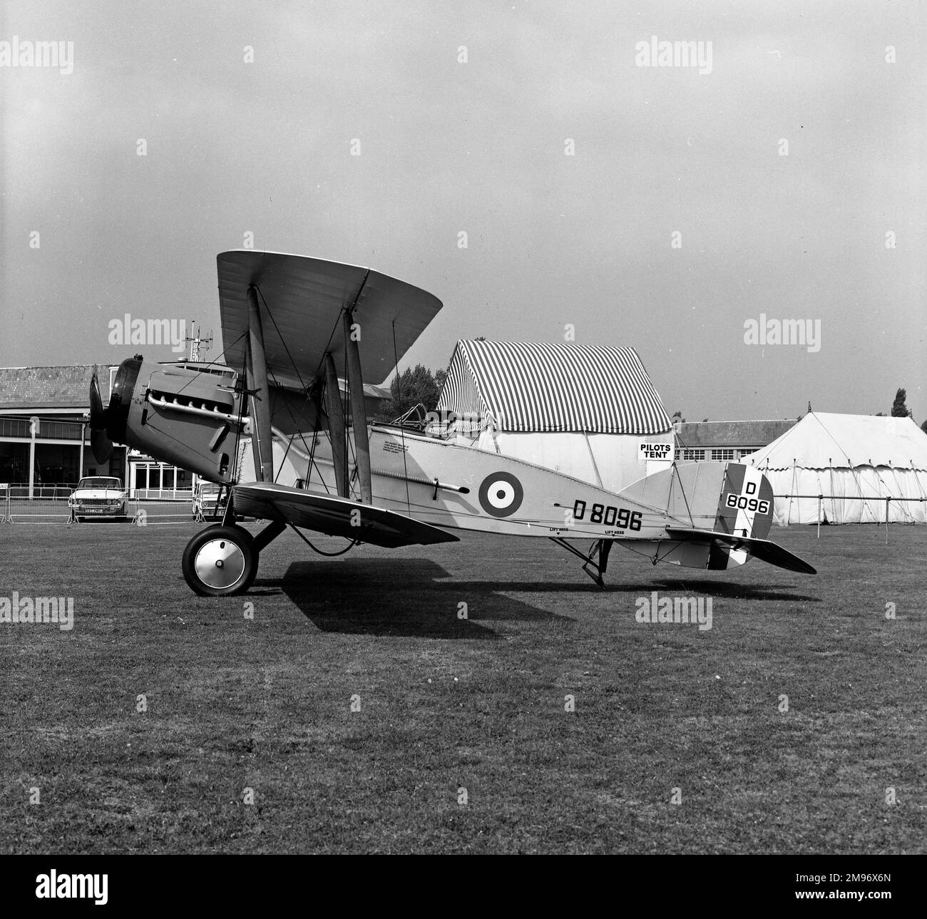 The Shuttleworth Collection’s Bristol F2b Fighter shown at Cranfield Stock Photo - Alamy