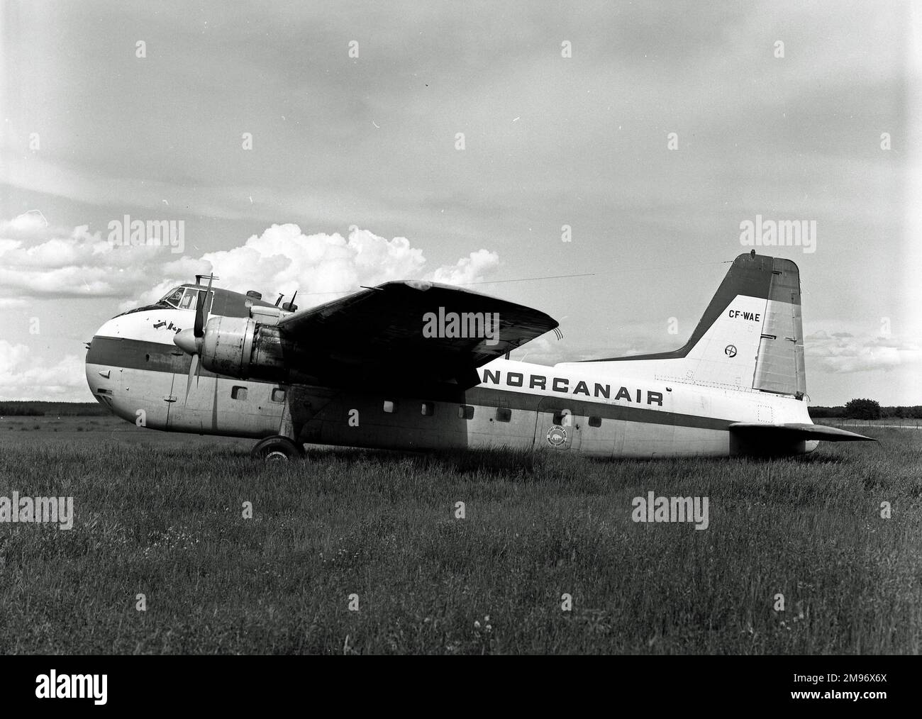Ex-RCAF and Wardair Bristol Freighter CF-WAE of Norcanair at Prince ...