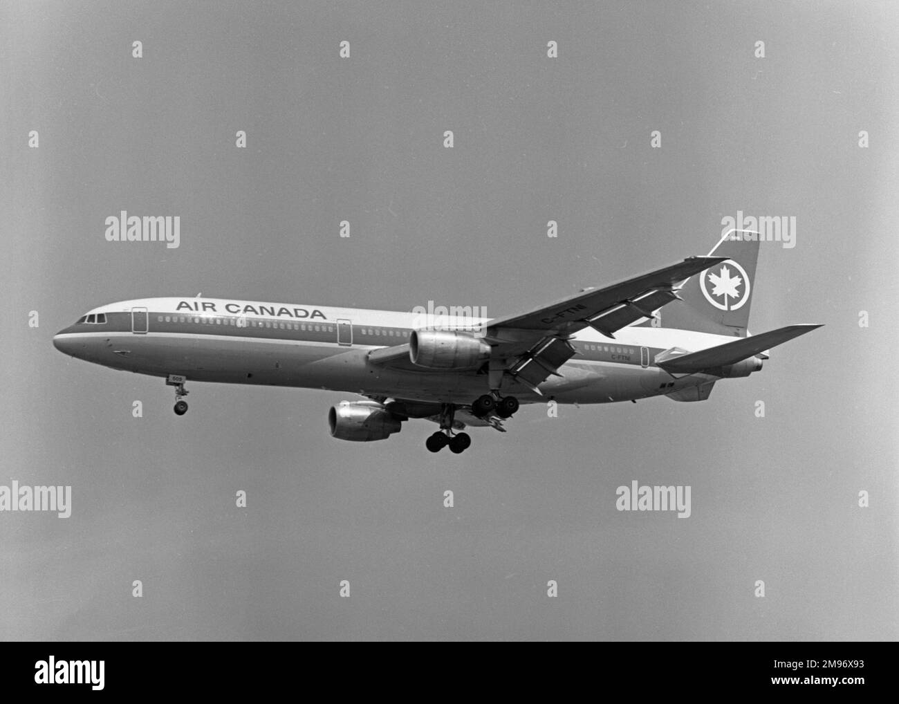 Lockheed Tristar C-FTNI of Air Canada shown the year after its ...