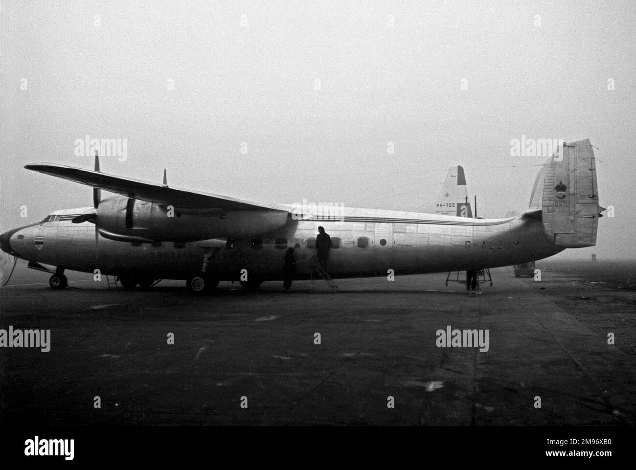 Airspeed Ambassador at Le Bourget for the Paris Air Show in June 1963 ...
