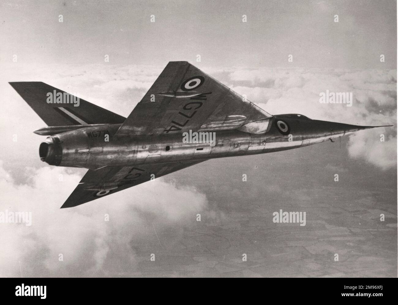 The first Fairey Delta 2, WG774 Stock Photo - Alamy