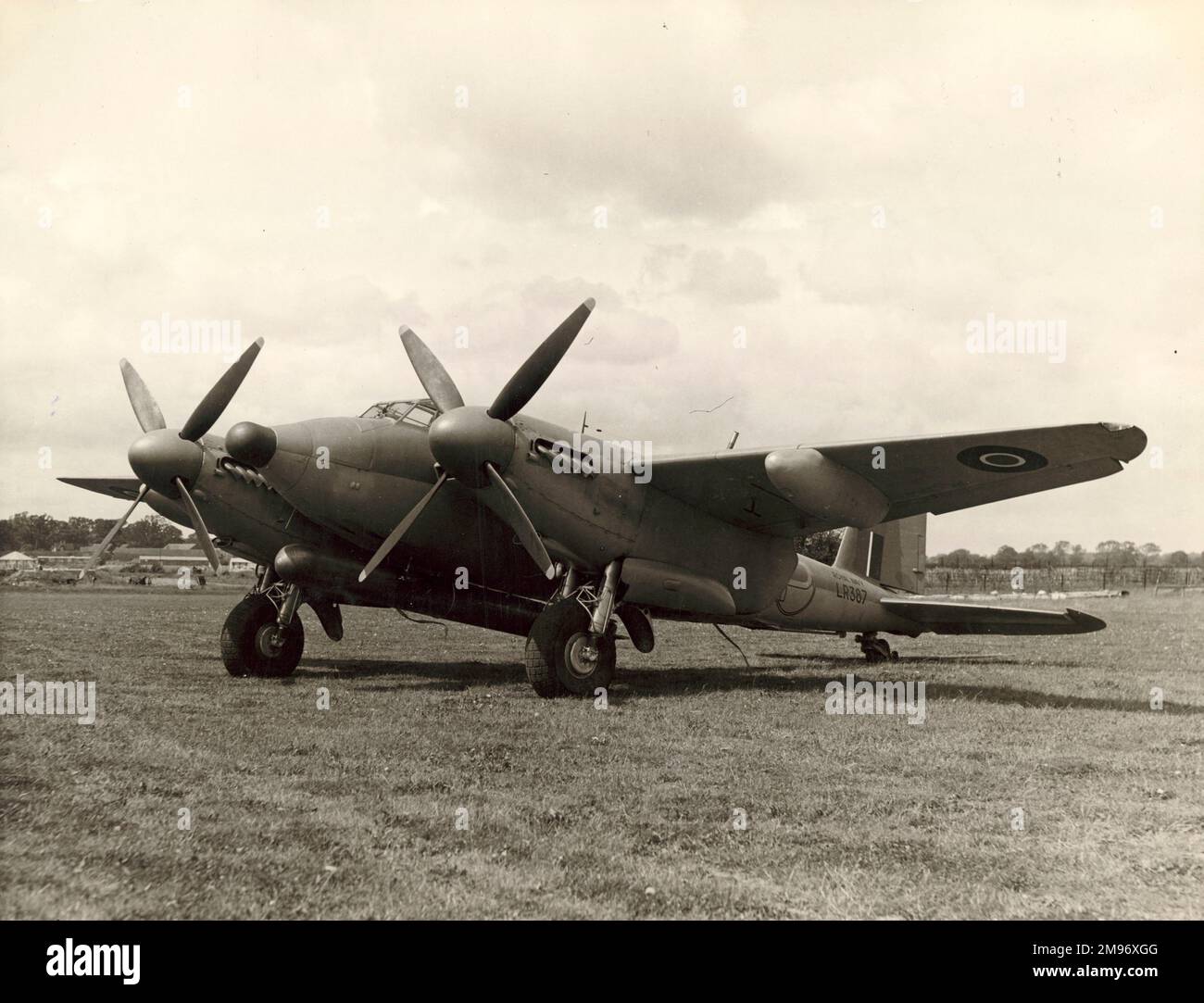 The first prototype of the de Havilland Sea Mosquito TR33, LR387, seen ...