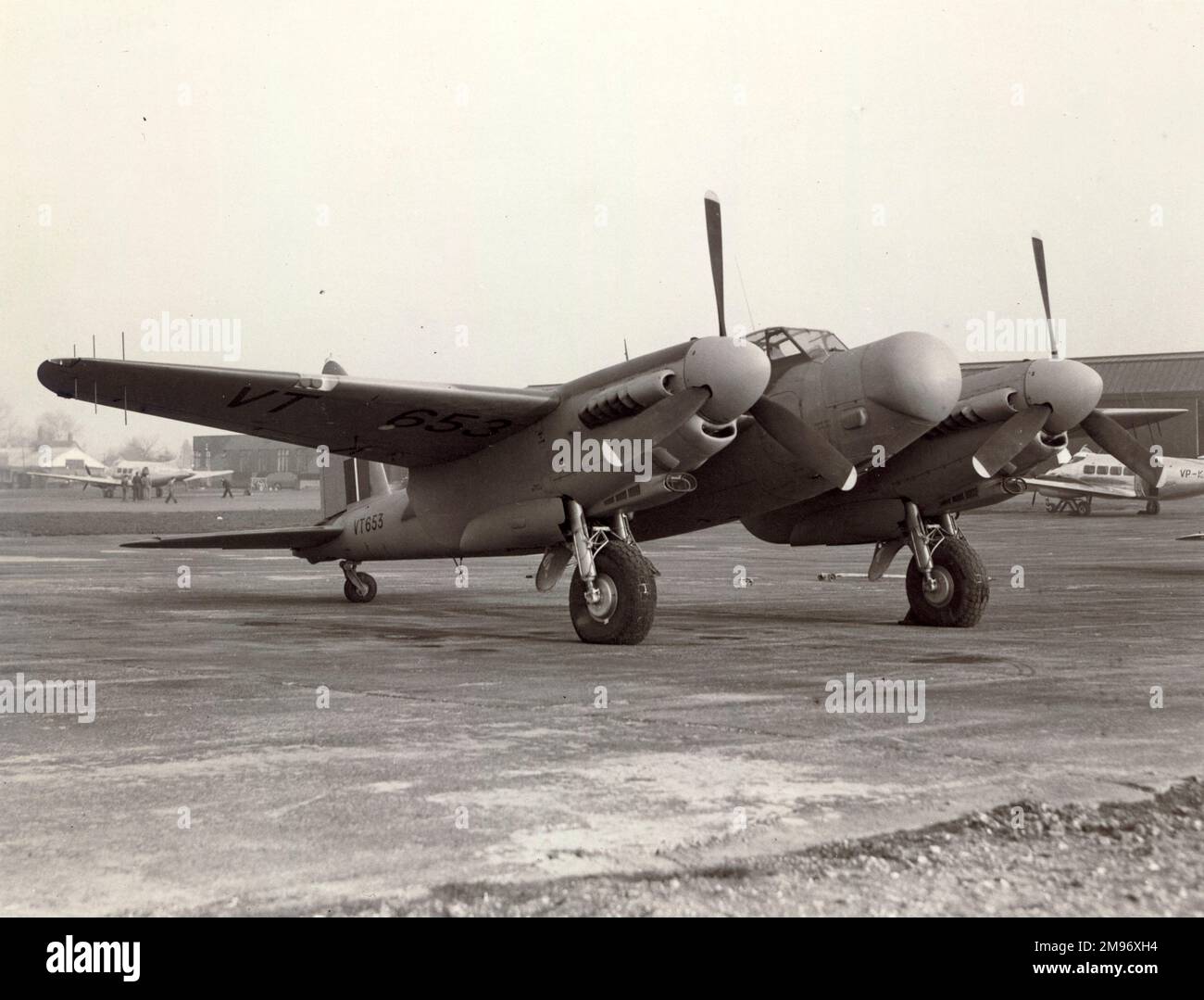 de Havilland Mosquito NF38 night fighter, VT653, of the type flown by ...