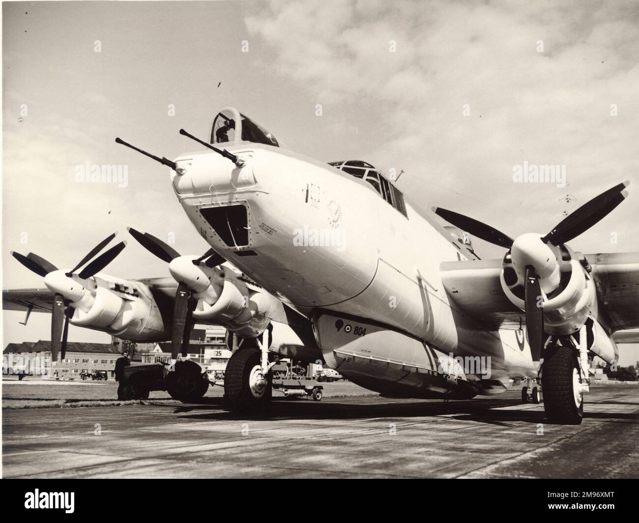 Avro Shackleton MR2, WL796, at the 1953 Farnborough Air Show. It is ...