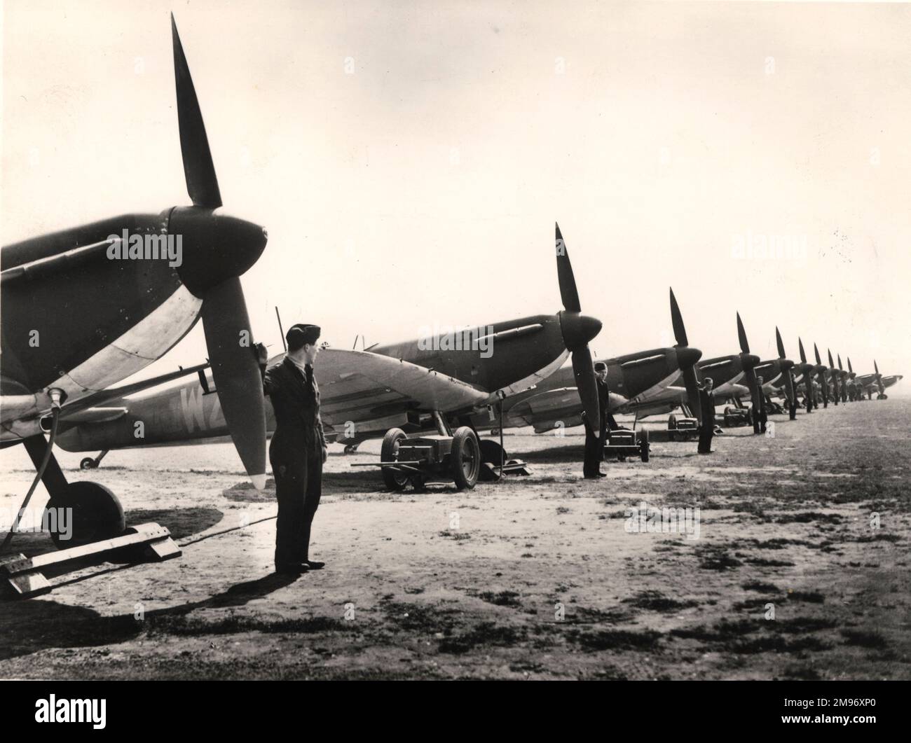 A line-up of Supermarine Spitfire Is Stock Photo - Alamy