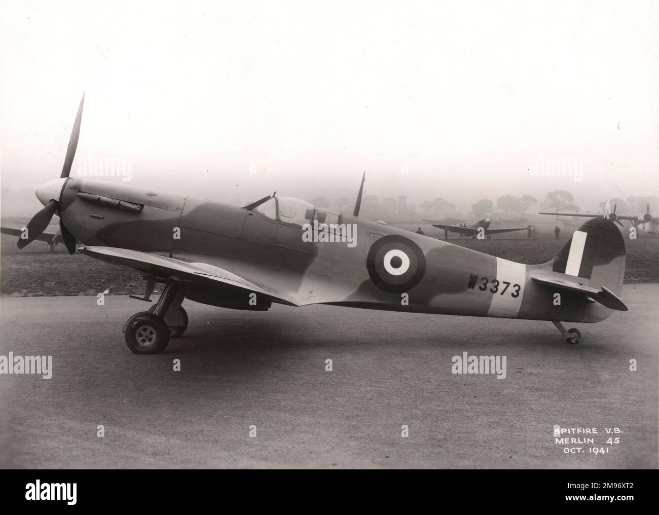 Supermarine Spitfire VB, W3373. October 1941 Stock Photo - Alamy