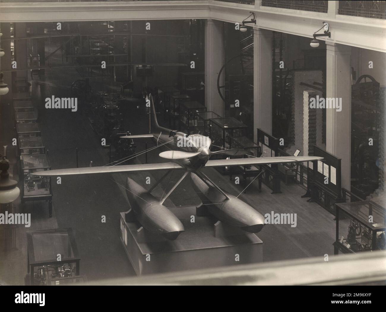 Supermarine S6B, S1595, on display in the Science Museum in October ...