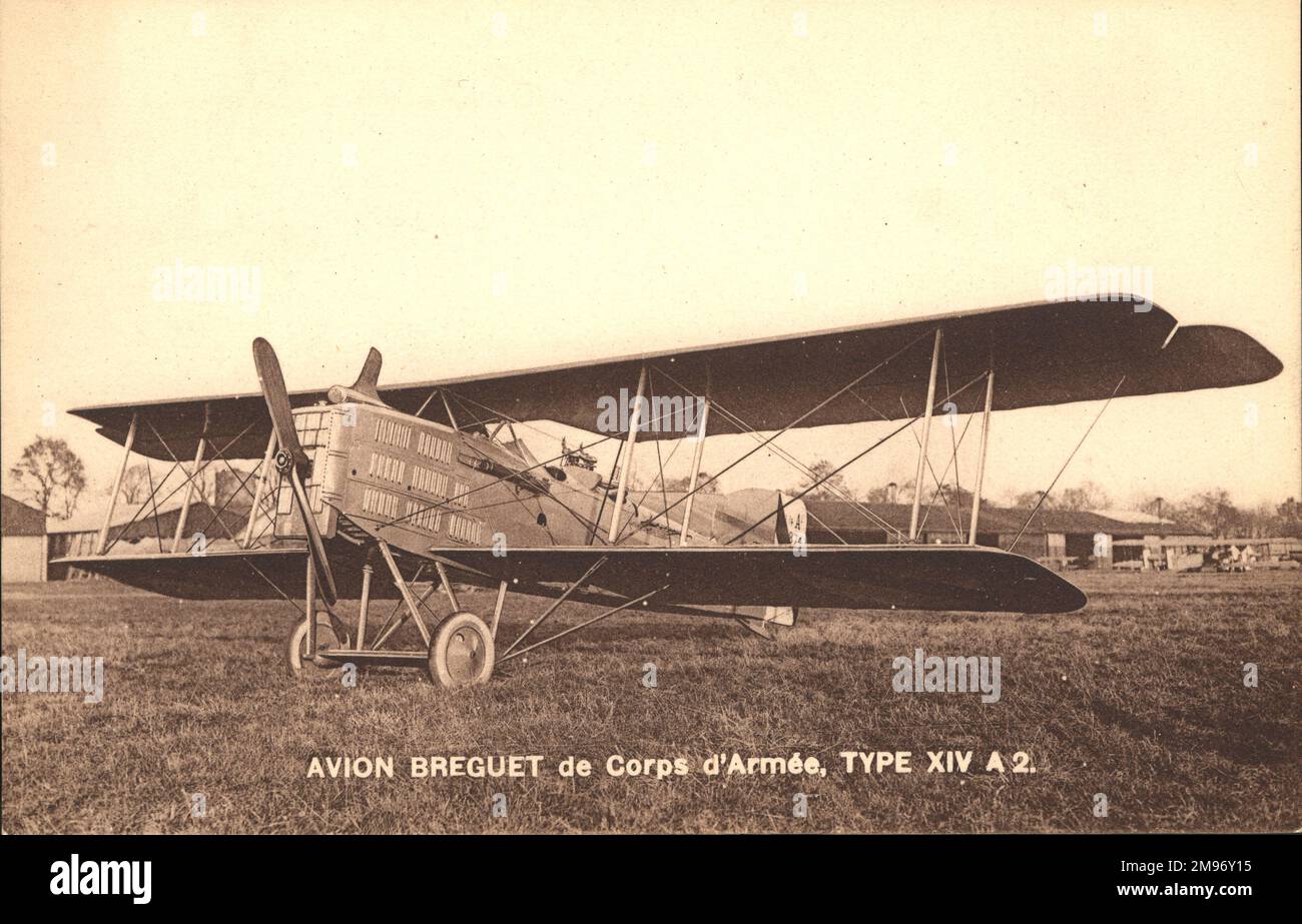 Breguet 14A2 bomber of 1919 Stock Photo - Alamy