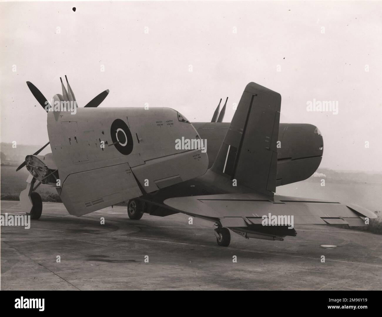 Blackburn B-46 Firebrand TF4 with wings folded Stock Photo - Alamy