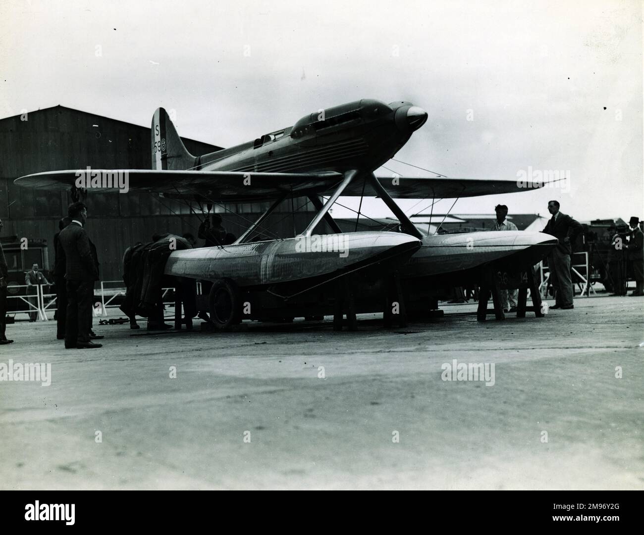 Supermarine S6B, S1596. This aircraft went on to claim the World ...