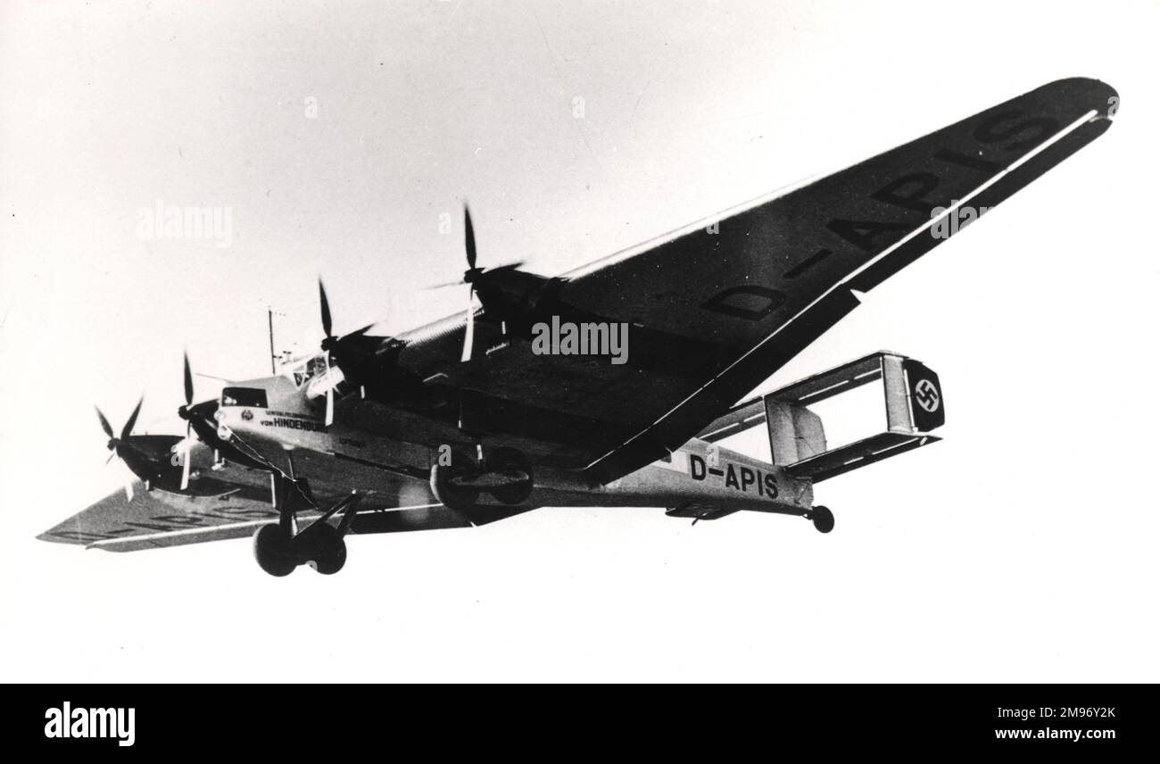 The second Junkers G38, Generalfeldmarschall von Hindenburg, was later ...