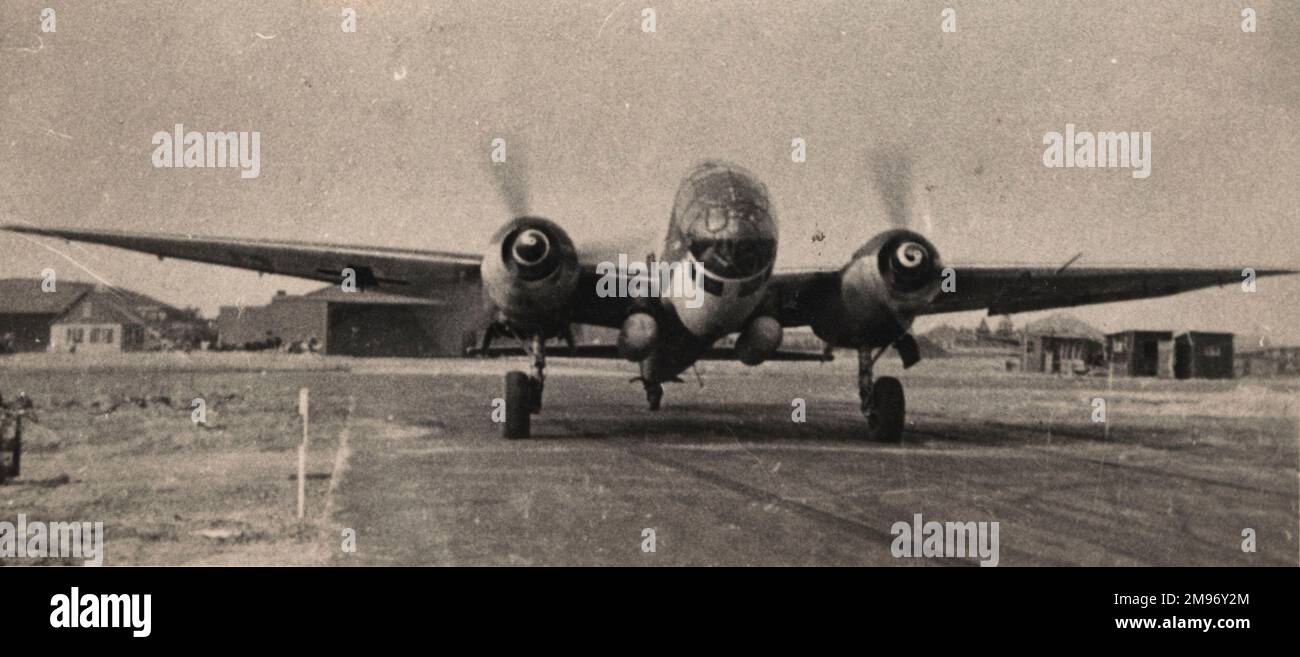 Luftwaffe Junkers Ju188E-1 taxying Stock Photo - Alamy