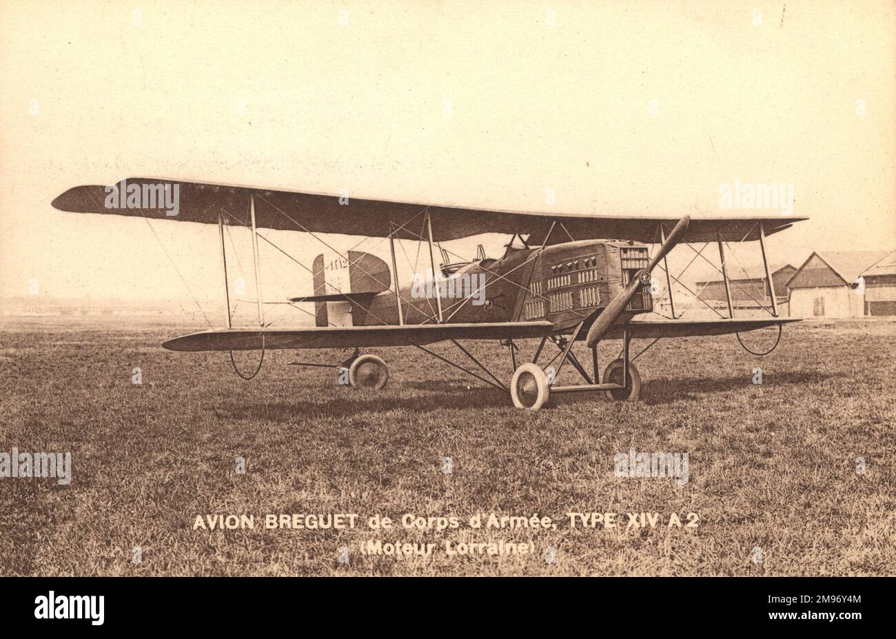 Breguet 14A2 bomber of 1919 Stock Photo - Alamy