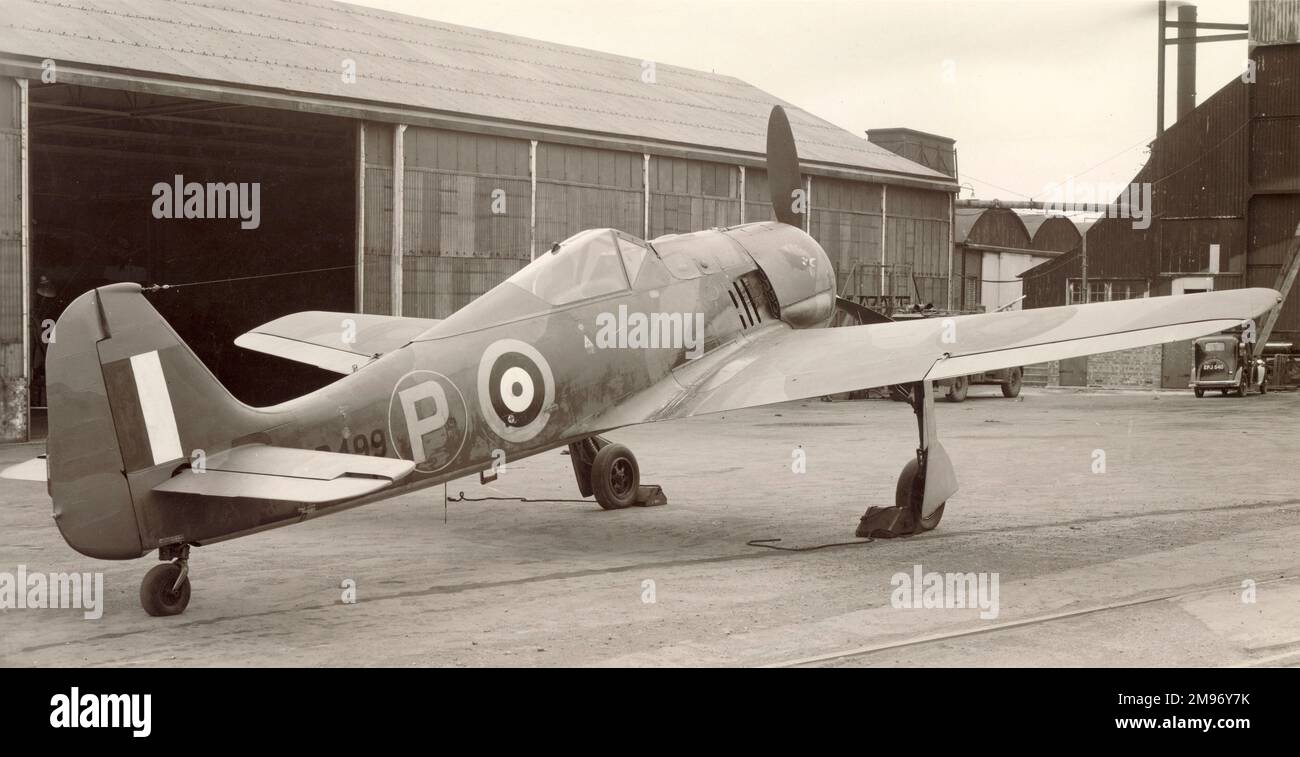 Captured Focke-Wulf Fw190A-3, MP499, in RAF markings Stock Photo - Alamy