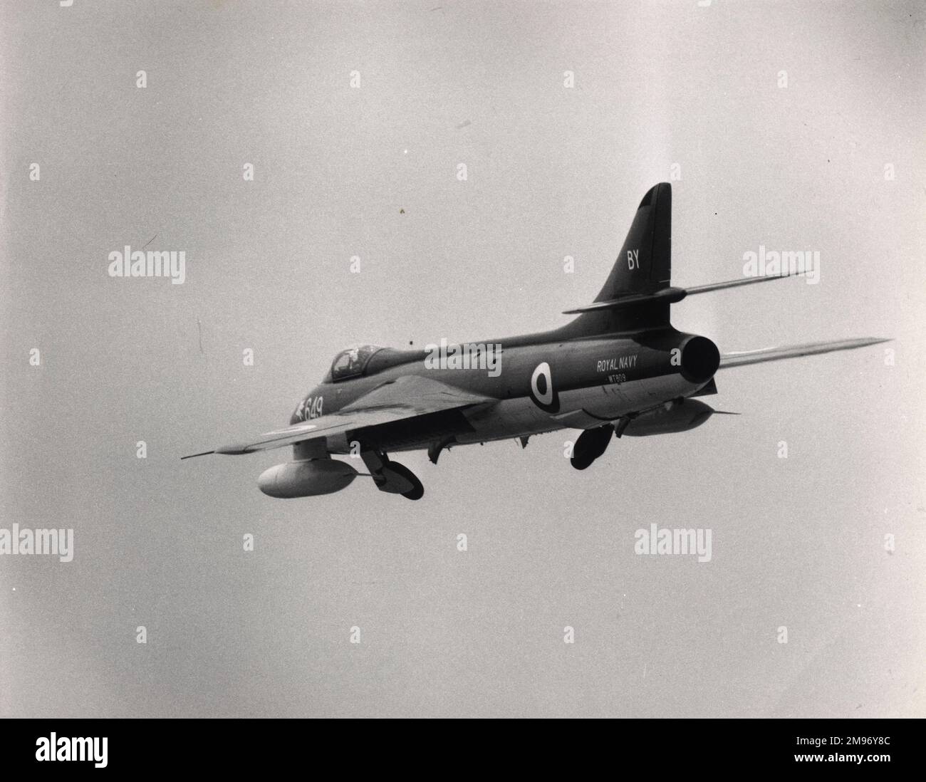 Hawker Hunter 4, WT809 Stock Photo - Alamy