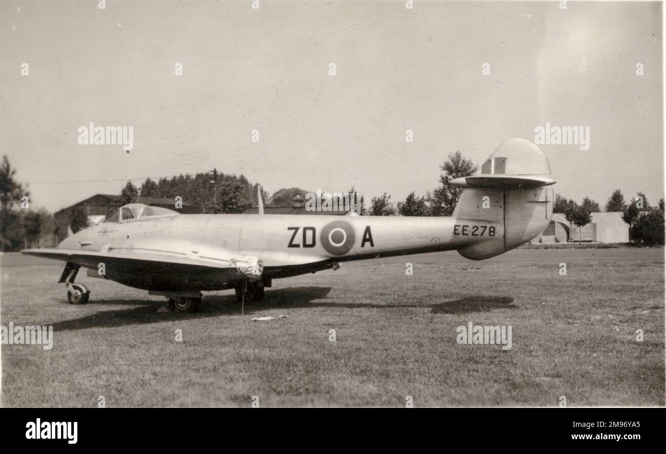 Gloster Meteor F3, EE278 Stock Photo - Alamy