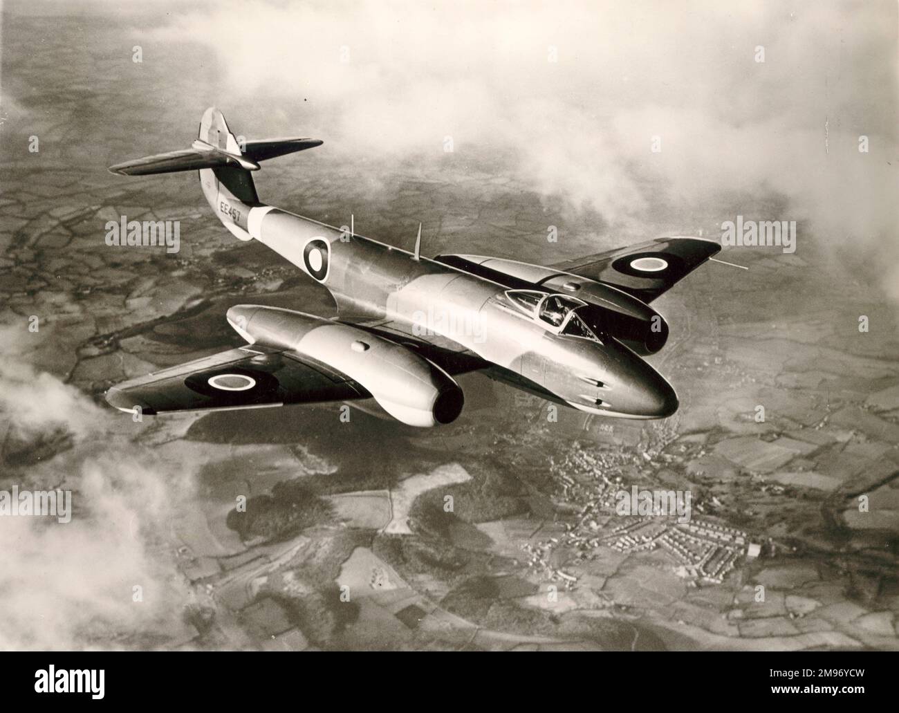 Gloster Meteor F3, EE457 Stock Photo - Alamy
