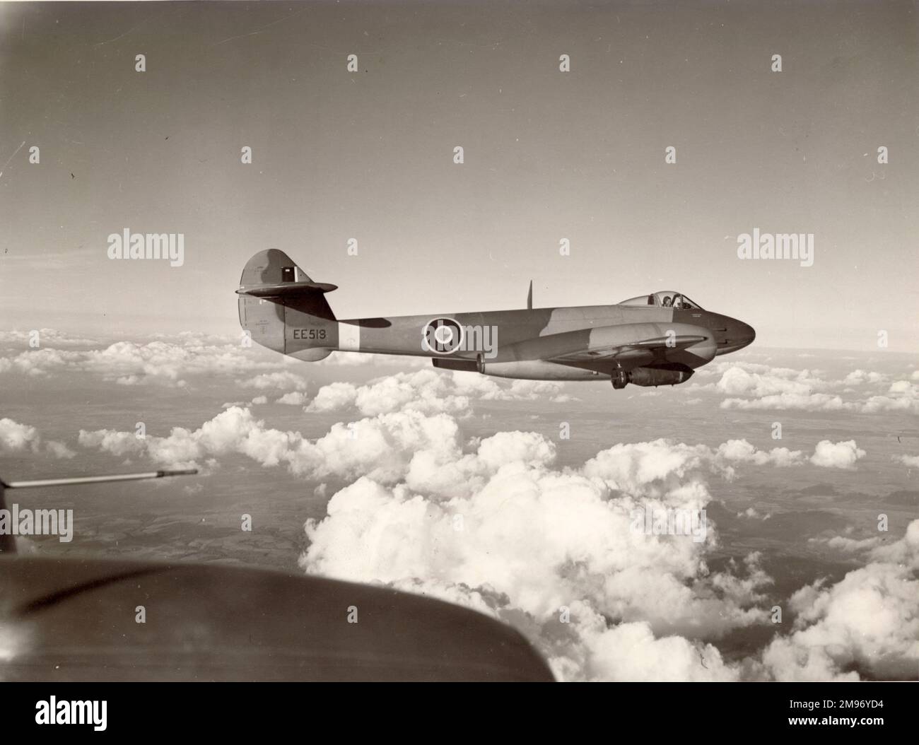 Gloster Meteor F4, EE519, armed with 1,000lb bombs Stock Photo - Alamy
