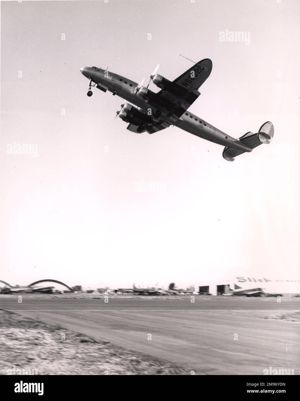 Lockheed Model 1049 Super Constellation, N6202C, shortly after a test ...