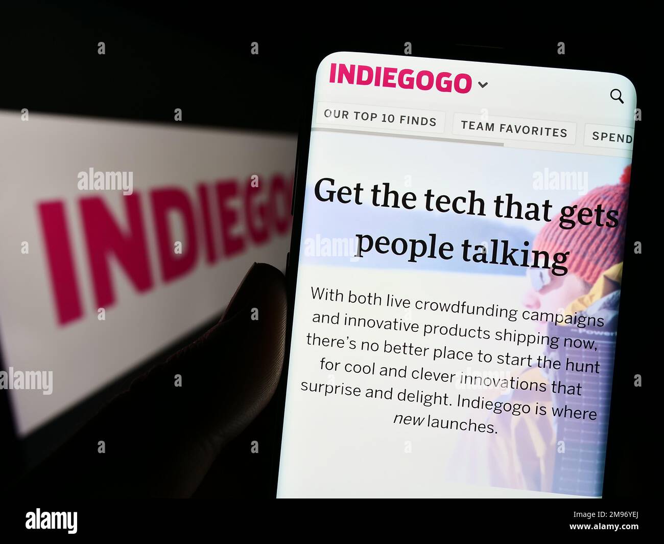 Indiegogo logo hi-res stock photography and images - Alamy