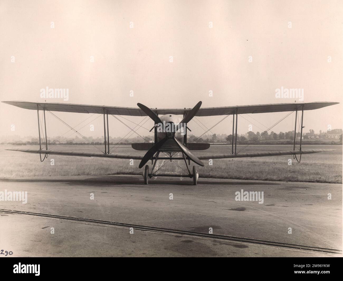 The first Bristol Fighter, A3303, at Filton in September 1916 in its ...