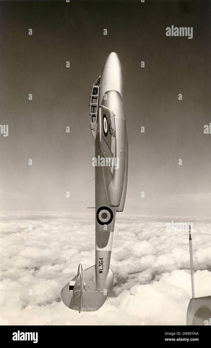 Gloster Meteor T7, WL364. This aircraft was used by Glosters for many ...