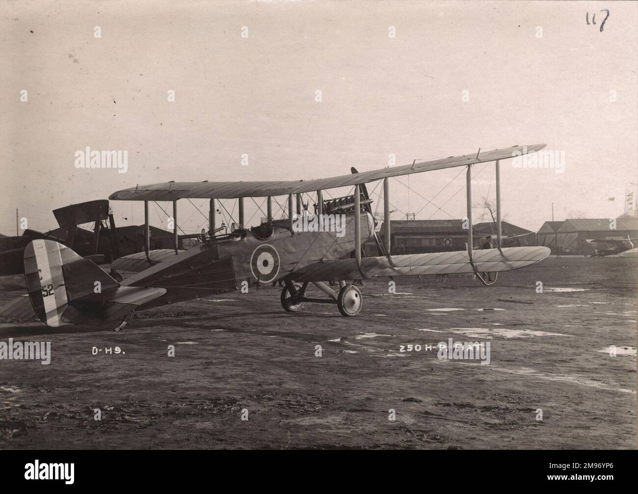 de Havilland DH9, C6052, was experimentally fitted with a 250hp Fiat A ...