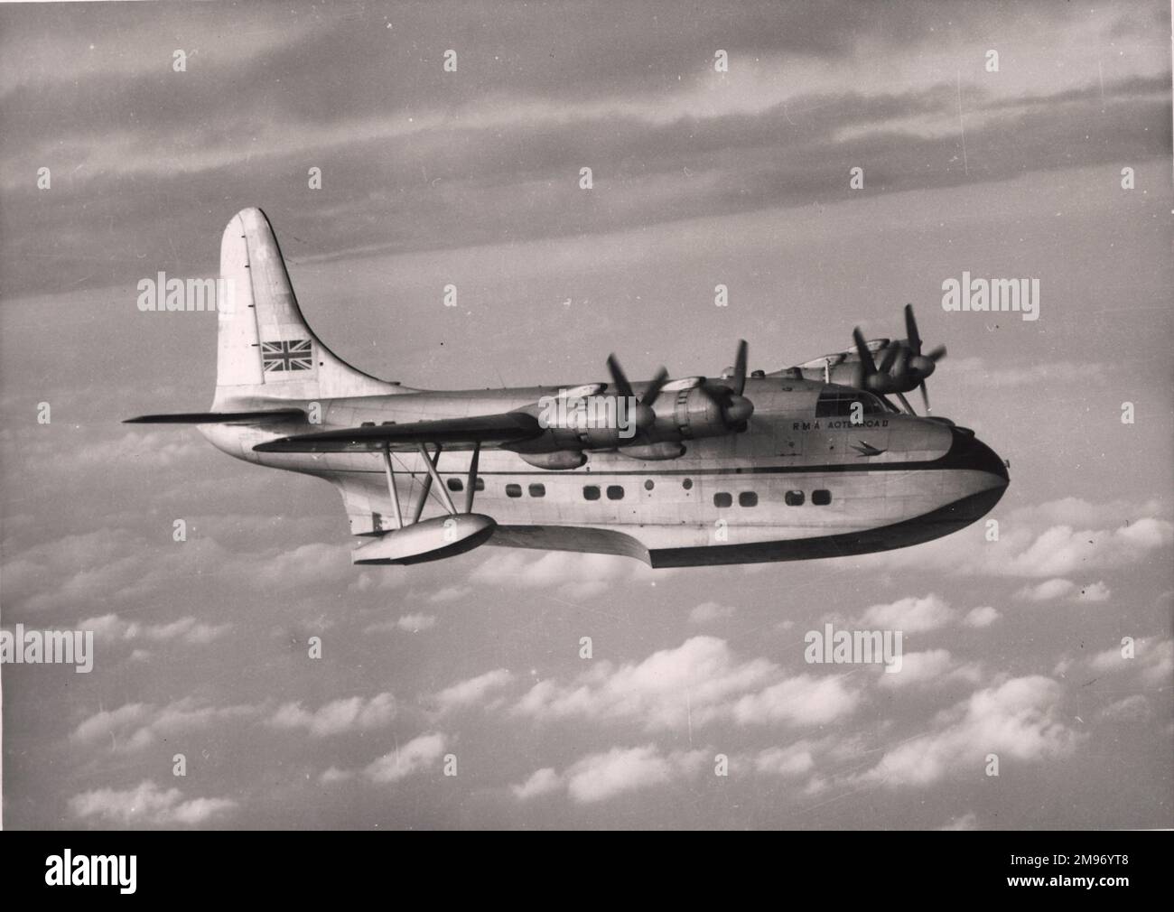 Short Solent 4, ZK-AML, Aotearoa II, of TEAL Stock Photo - Alamy