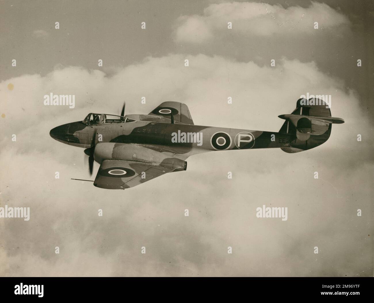 Gloster Meteor F1, EE227, after modifications to take two Rolls-Royce ...