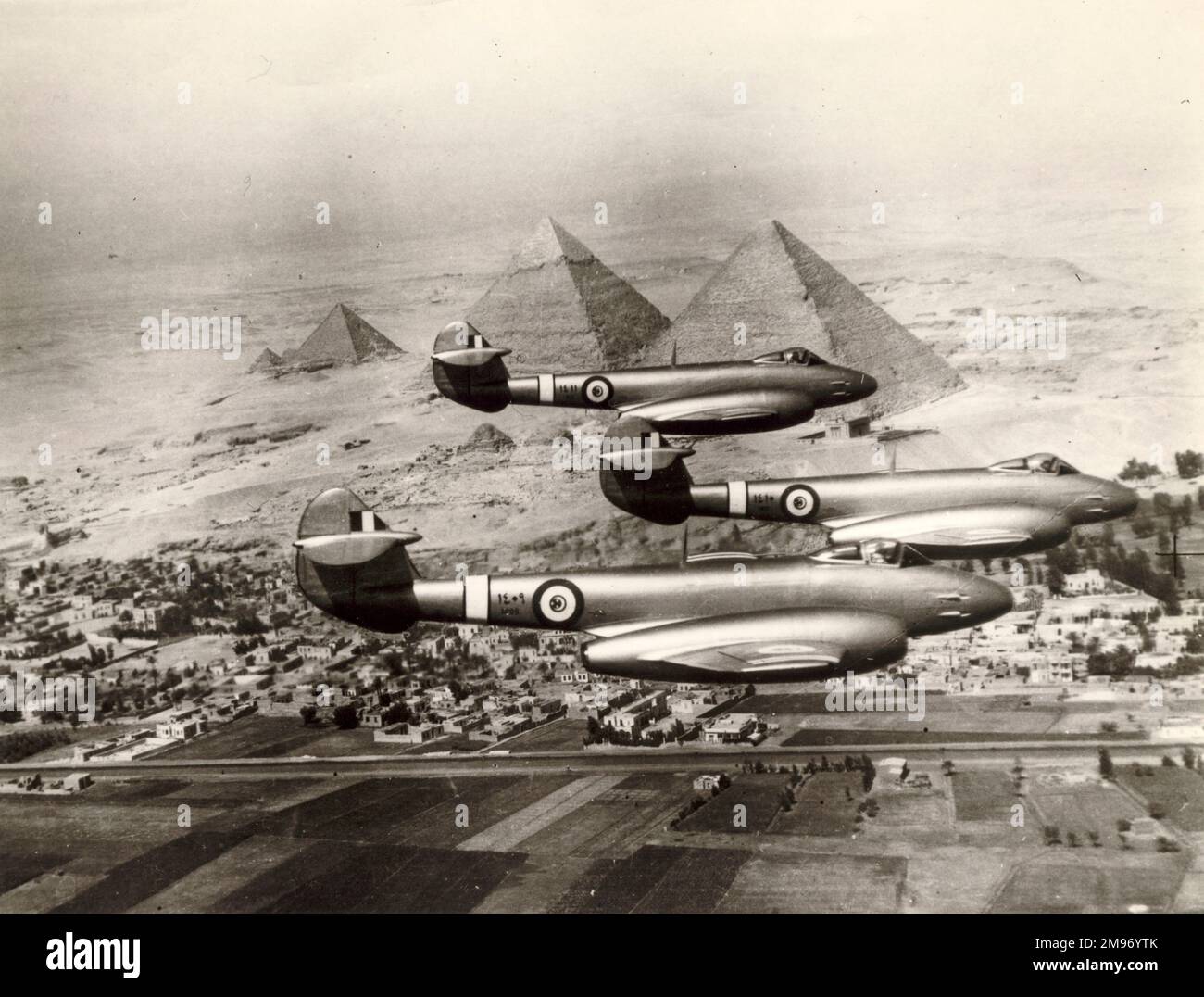 Egyptian Gloster Meteor F4s Stock Photo - Alamy