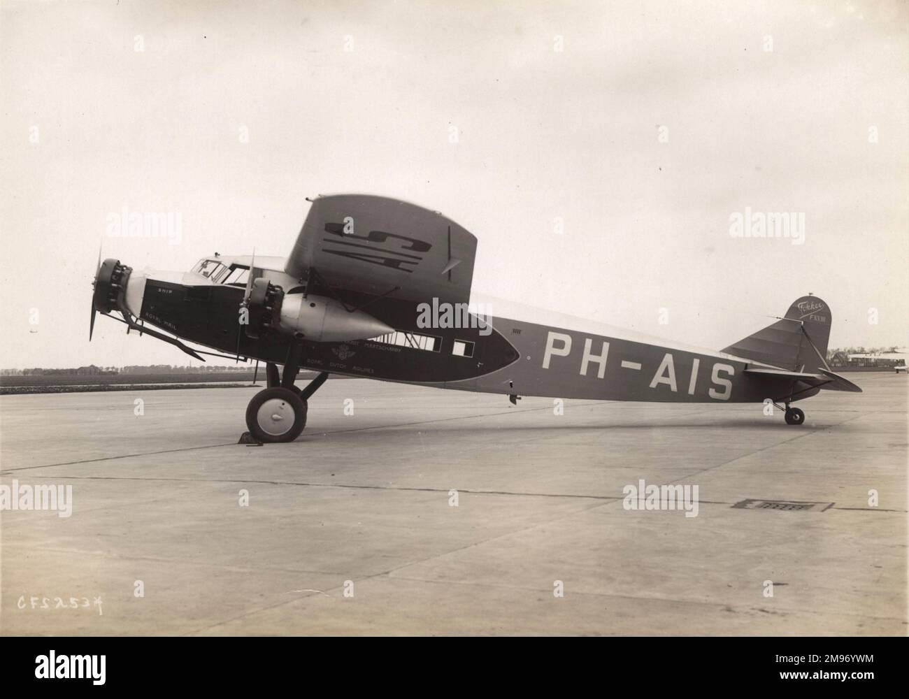Fokker FXVIII, PH-AIS, Snip, of KLM. This aircraft made the first Dutch ...