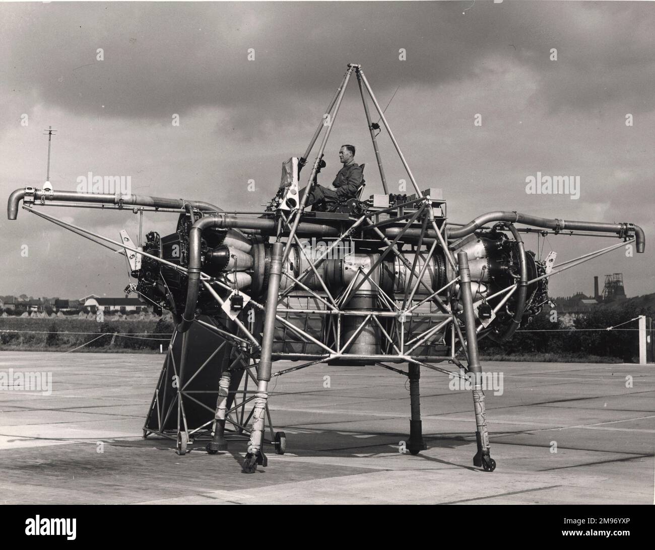 Rolls-Royce Flying Bedstead was powered by two Rolls-Royce Nene ...