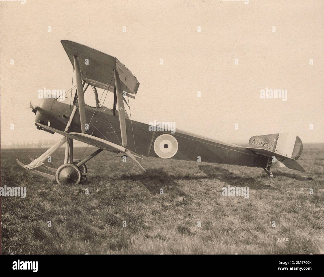 A skid-equipped Sopwith 1½ Strutter, A5952 Stock Photo - Alamy