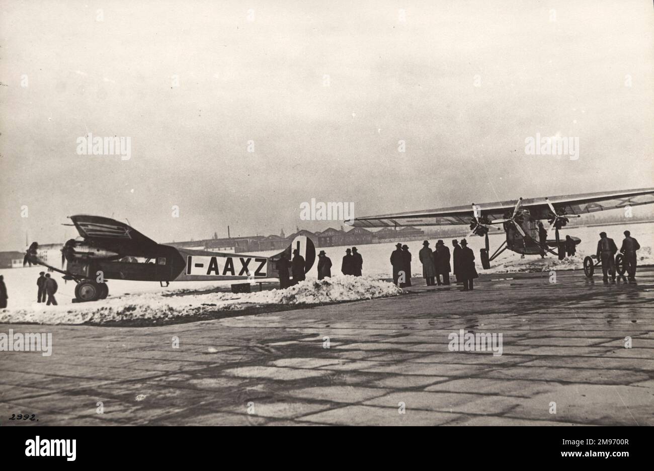 Officine Ferroviarie Meridionali-manufactured Fokker FVIIb-3ms ...