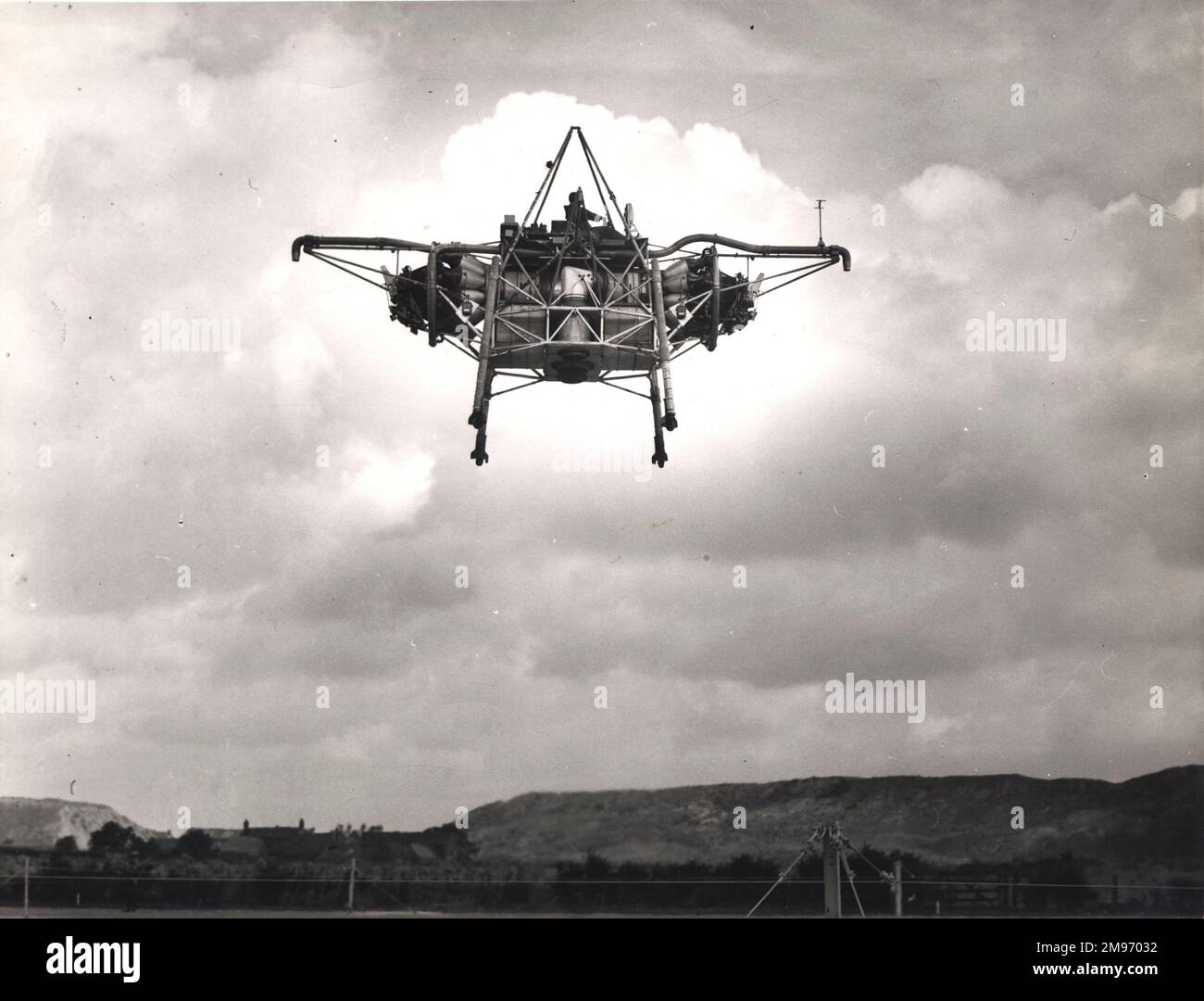 Rolls-Royce Flying Bedstead was powered by two Rolls-Royce Nene ...