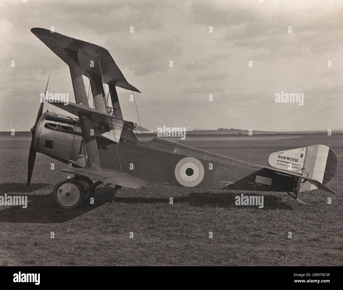 Sopwith Triplane (Hispano-Suiza engine) at Eastchurch Stock Photo - Alamy
