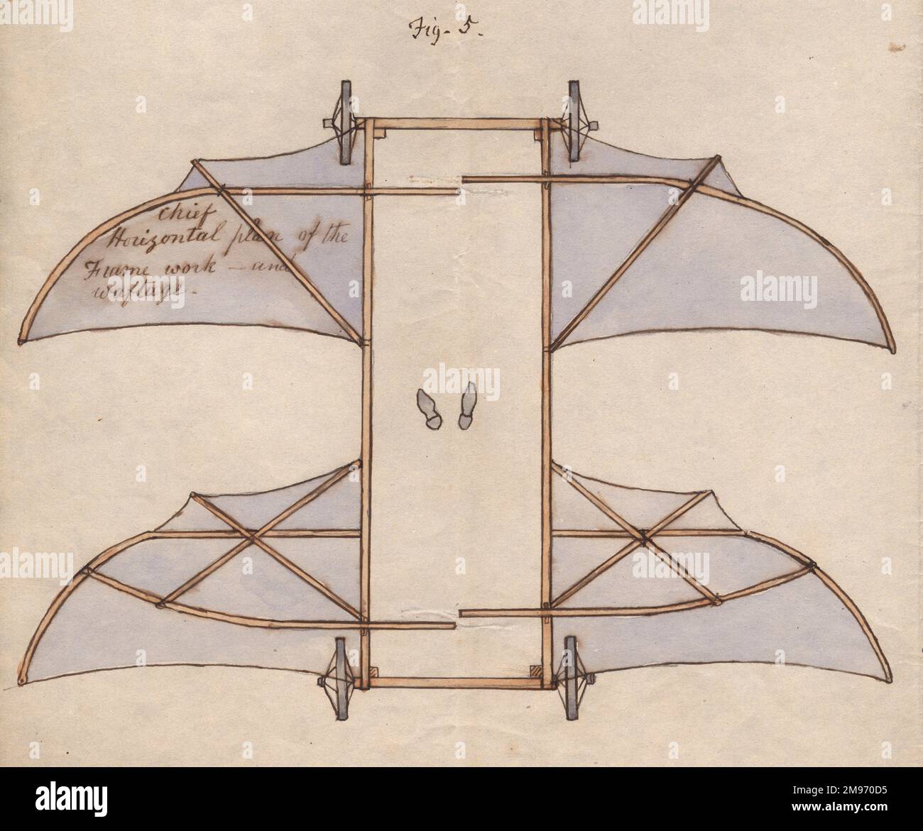 Underside plan view of the car in 56002276 showing the pair of flappers ...