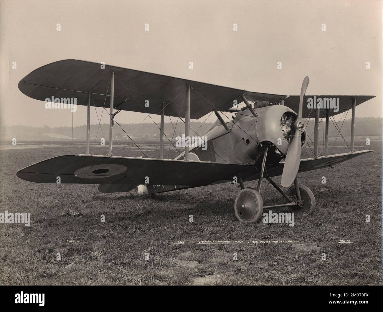 Sopwith TF2 Salamander first prototype, E5429. May 1918 Stock Photo - Alamy