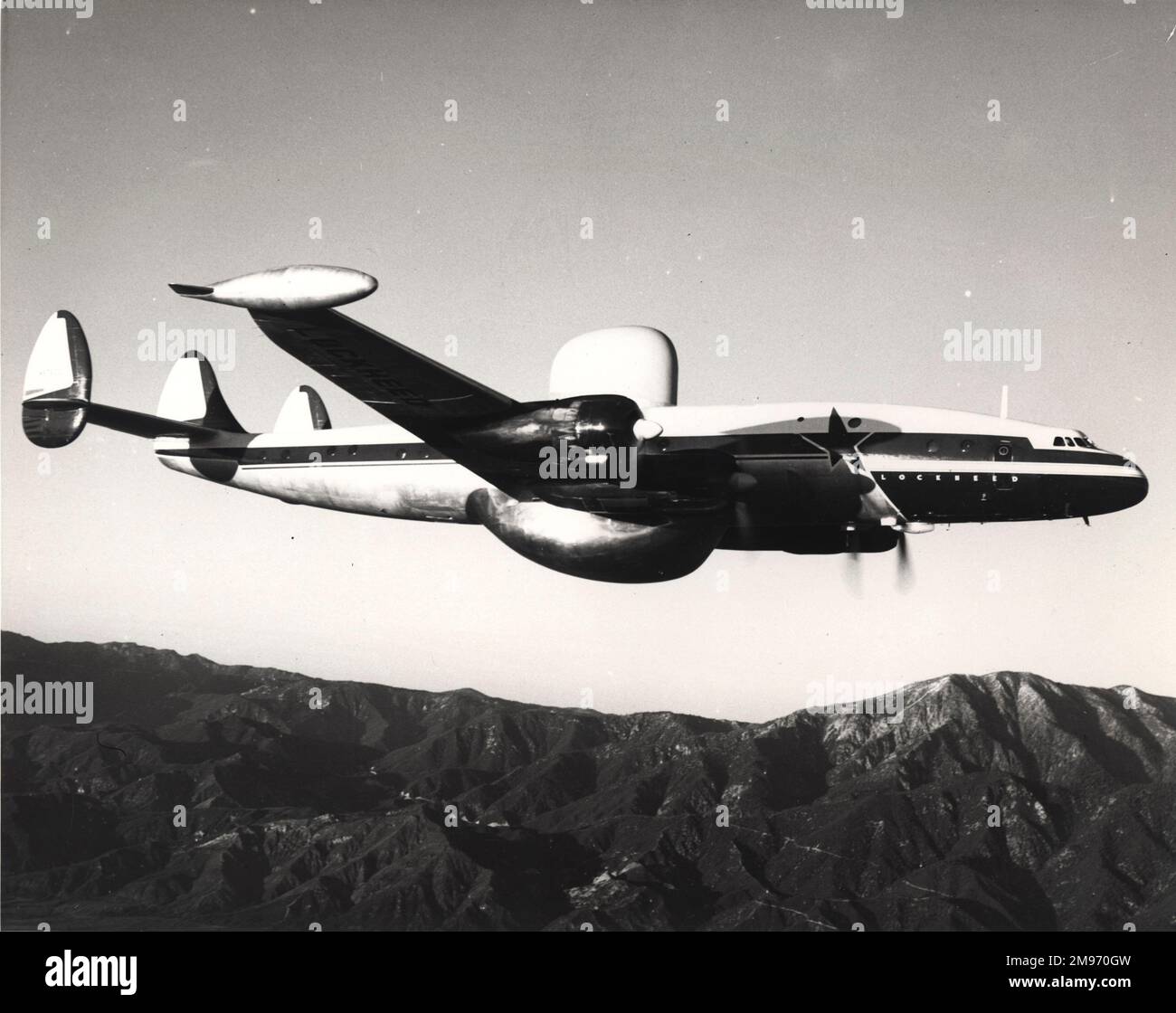 The prototype Lockheed Super Constellation after conversion to a WV-2 ...