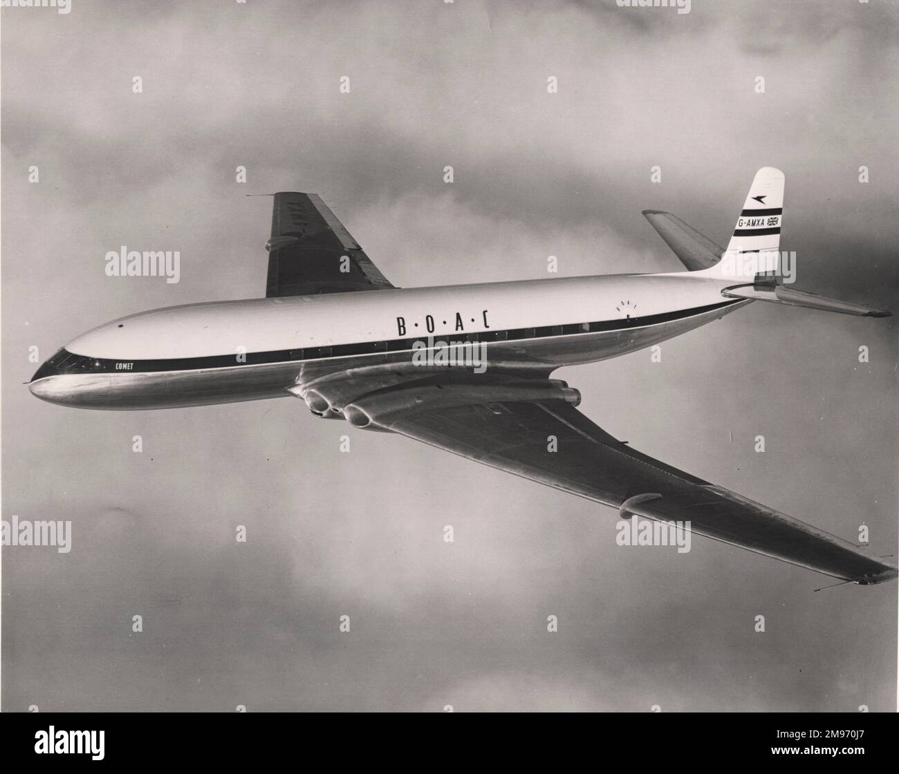 The first production de Havilland DH106 Comet 2, G-AMXA, of BOAC Stock ...