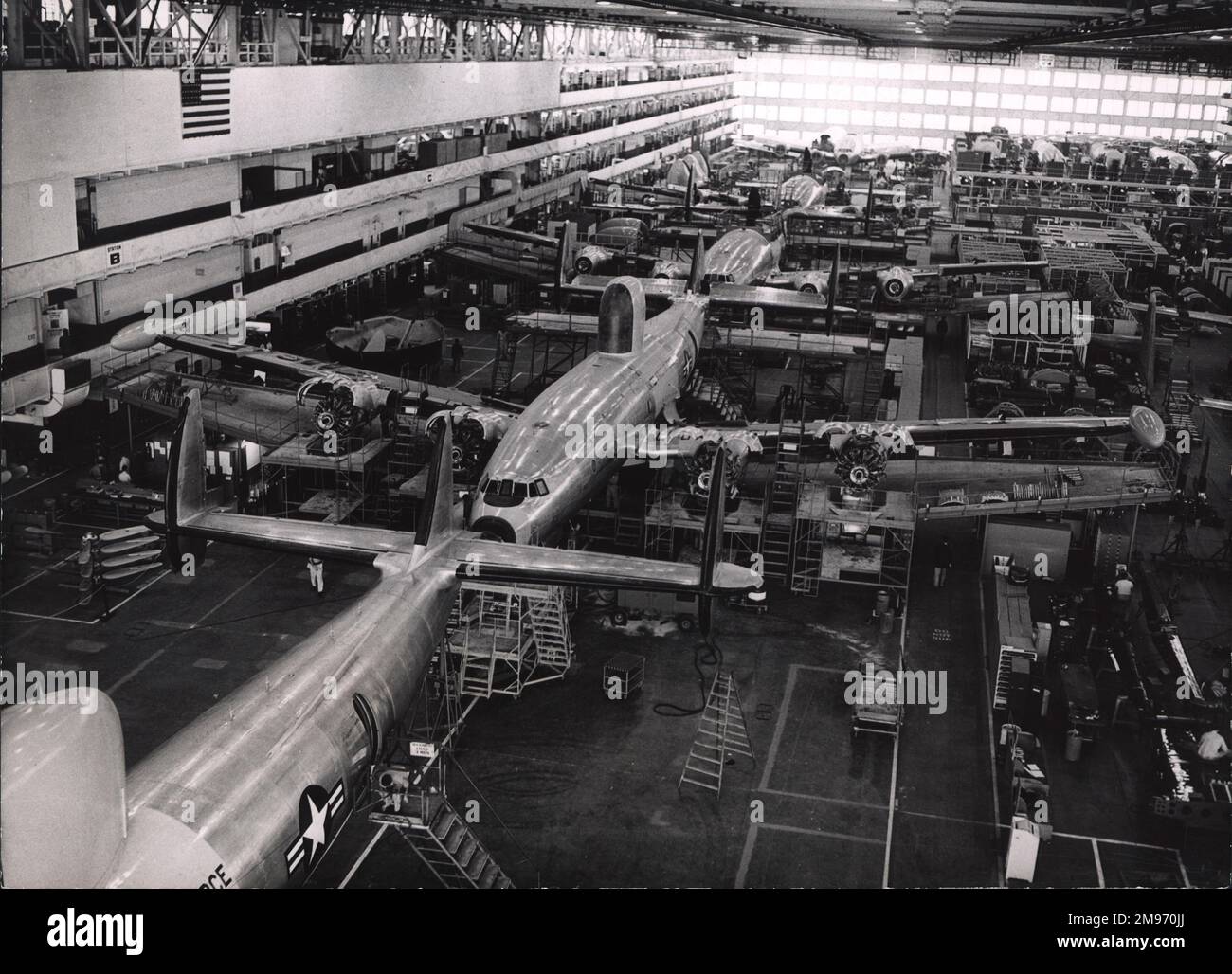 Lockheed C-121 Constellation production Stock Photo - Alamy