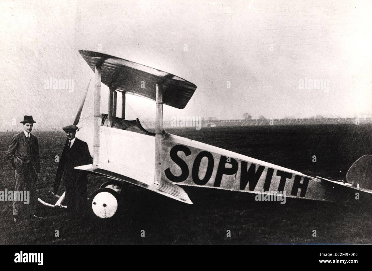 The prototype Sopwith Tabloid two-seater which Harry Hawker took to ...
