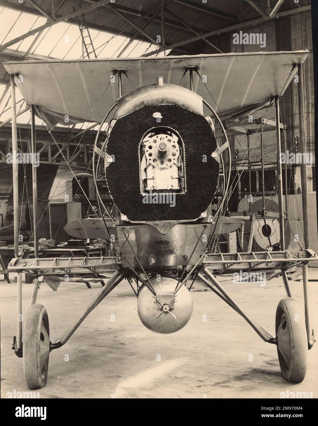 The Sunbeam-Coatalen Arab I engine installation on a Sopwith Cuckoo ...